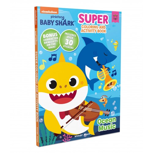Pinkfong Baby Shark - Ocean Music: Super Coloring and Activity Book