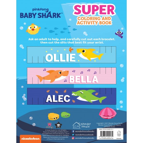 Pinkfong Baby Shark - Ocean Music: Super Coloring and Activity Book